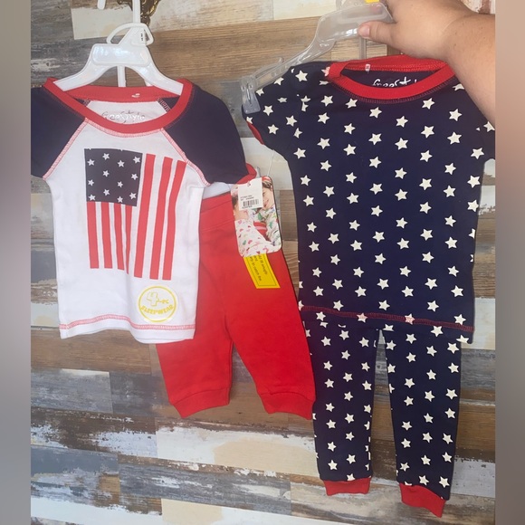 Pajamas | 5t Pajamas 2 Pairs Sleep Pants And Shirts Mix And Match Style ...